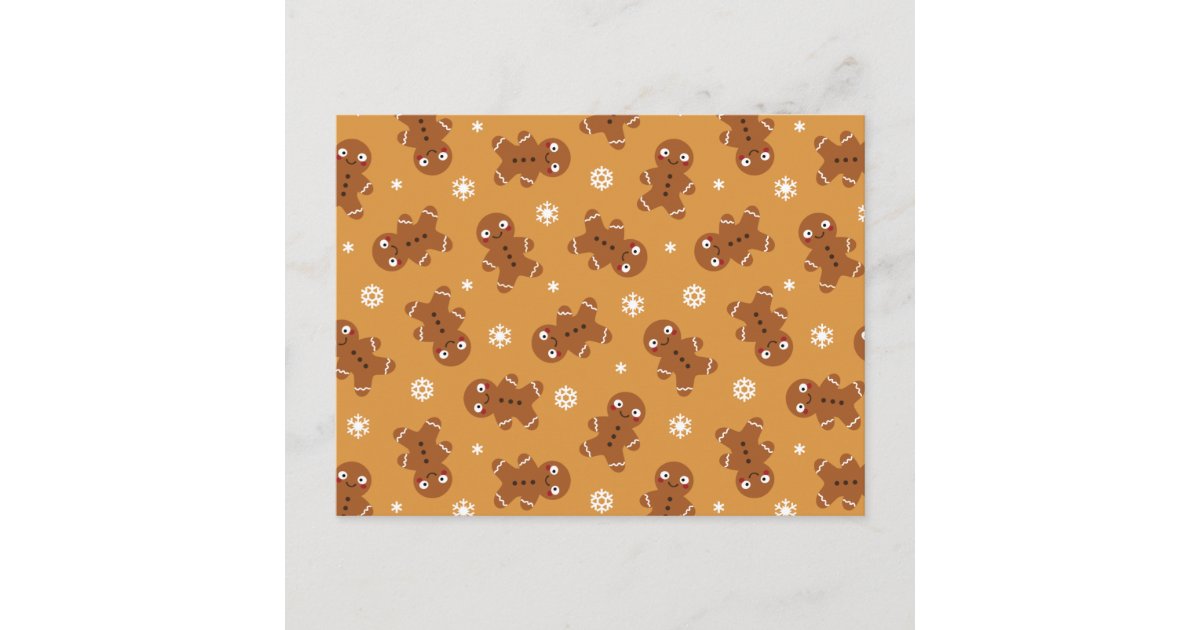Gingerbread Man Postcard | Zazzle