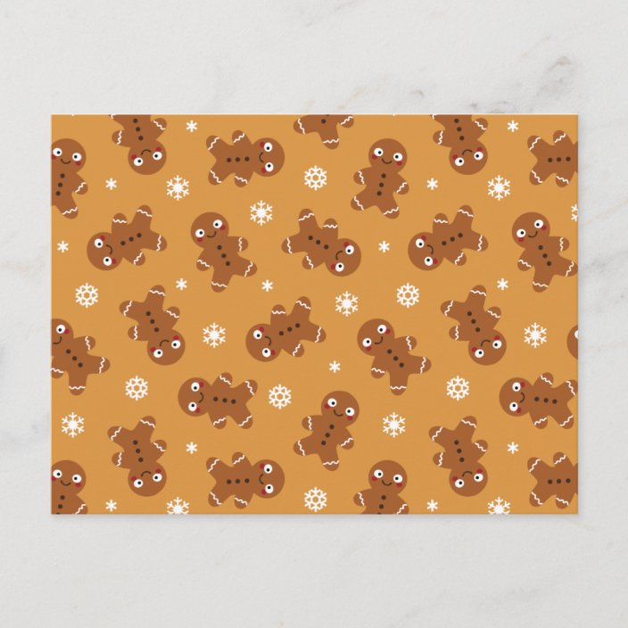 Gingerbread Man Postcard | Zazzle.com