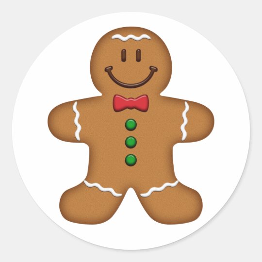 Gingerbread Man Sticker | Zazzle.com