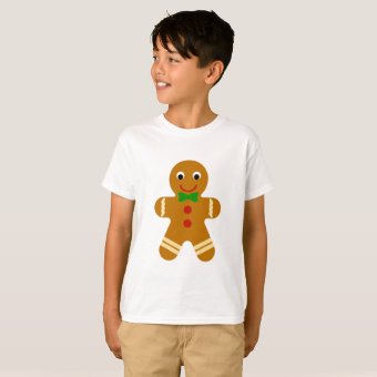 Gingerbread Man T-Shirt | Zazzle