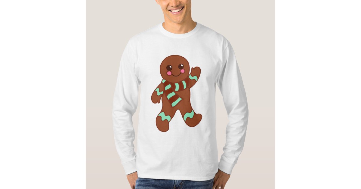 Gingerbread Man T-Shirt | Zazzle