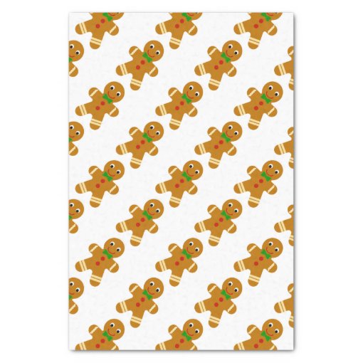 Gingerbread Man Tissue Paper | Zazzle