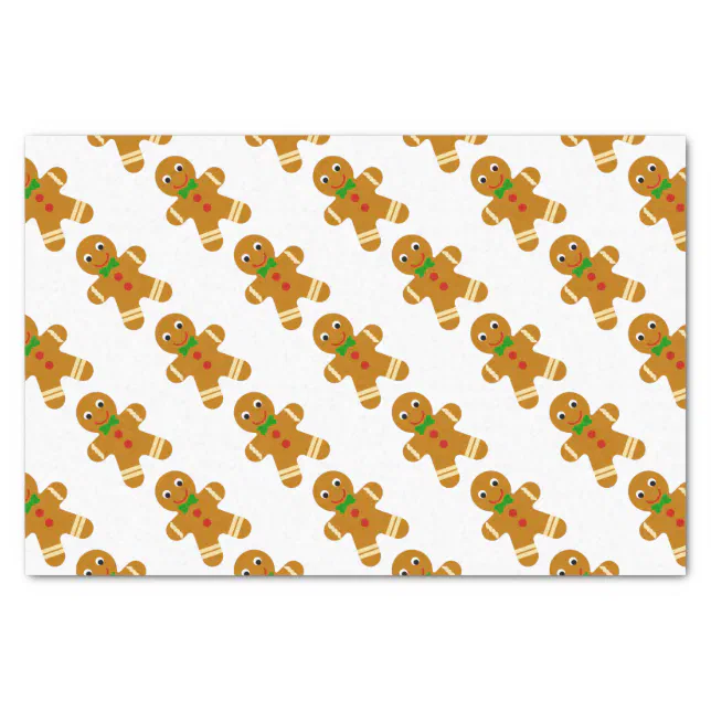 Gingerbread Man Tissue Paper | Zazzle