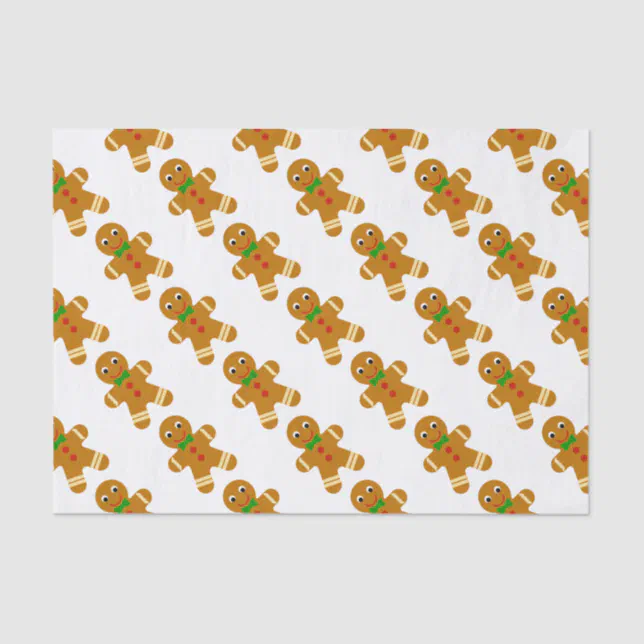 Gingerbread Man Tissue Paper | Zazzle