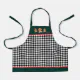 Gingerbread Men Buffalo Plaid Red & Green Apron | Zazzle
