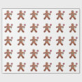 Gingerbread Men Wrapping Paper | Zazzle