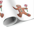 Gingerbread Men Wrapping Paper | Zazzle