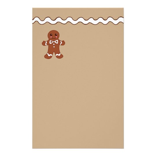 Gingerbread Stationery | Zazzle.com