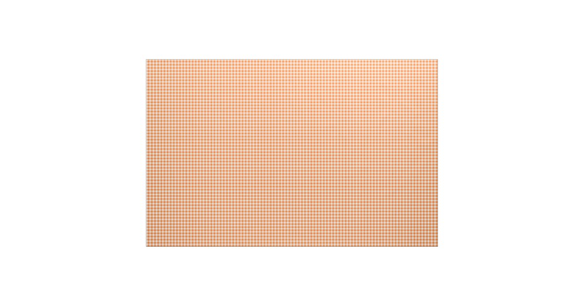 Gingham Check Print Fabric | Zazzle