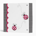 Gingham Ladybug Photo Album Binder | Zazzle