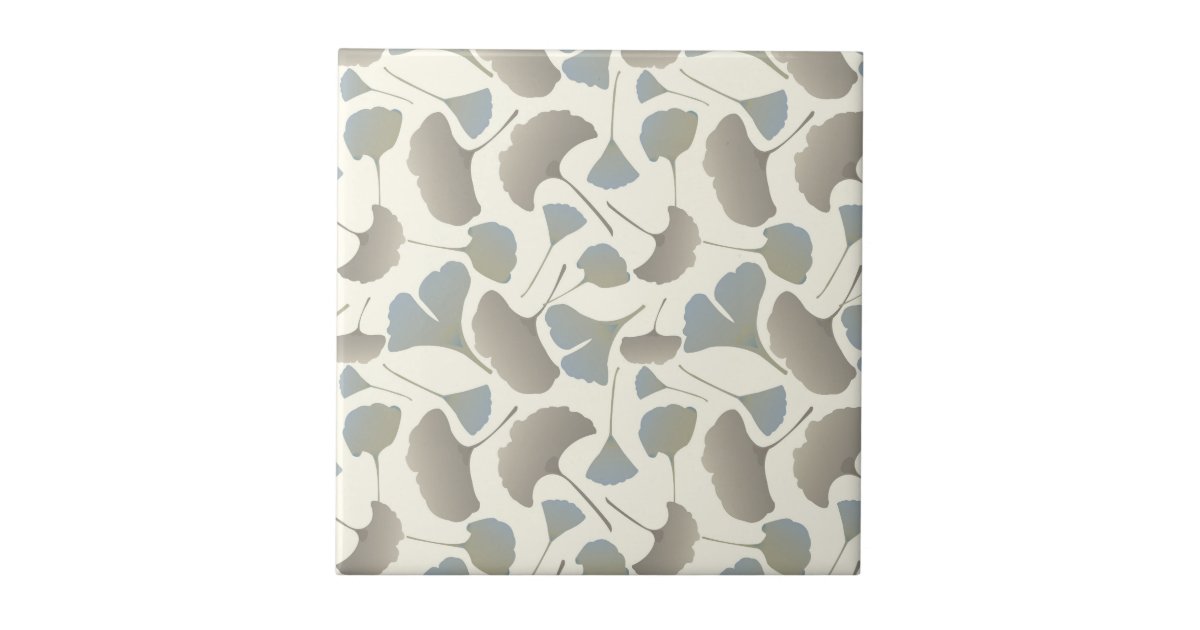 Gingko Leaves Tile | Zazzle