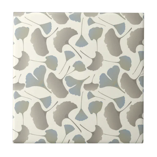 Gingko Leaves Tile | Zazzle