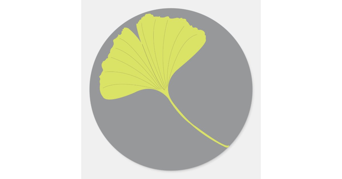 Ginkgo Sticker | Zazzle