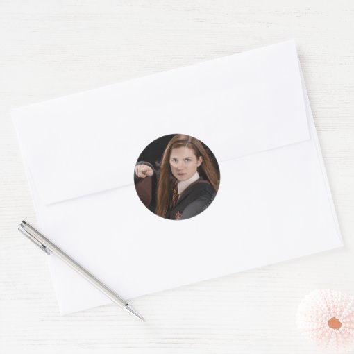 Ginny Weasley Classic Round Sticker | Zazzle