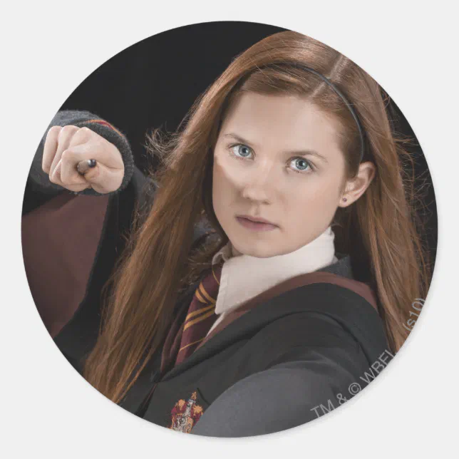 Ginny Weasley Classic Round Sticker | Zazzle