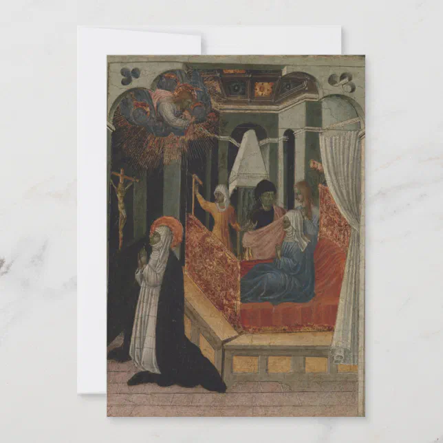 Giovanni di Paolo - Saint Catherine of Siena Besee Invitation | Zazzle