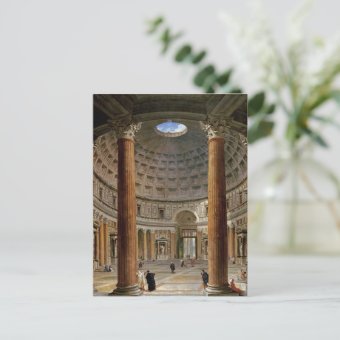Giovanni Paolo Panini - The Pantheon, Rome Postcard | Zazzle