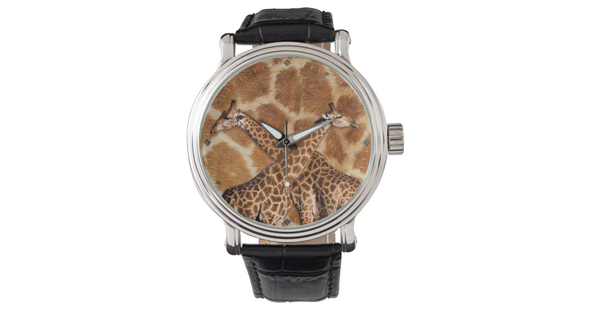 Giraffe 1A Watch & Numeral Options | Zazzle