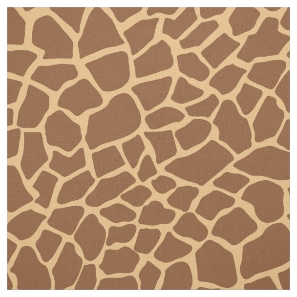 Chic Pink Giraffe Print Girly Animal Pattern Fabric | Zazzle.com
