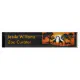 Giraffe at sunset desk name plate | Zazzle