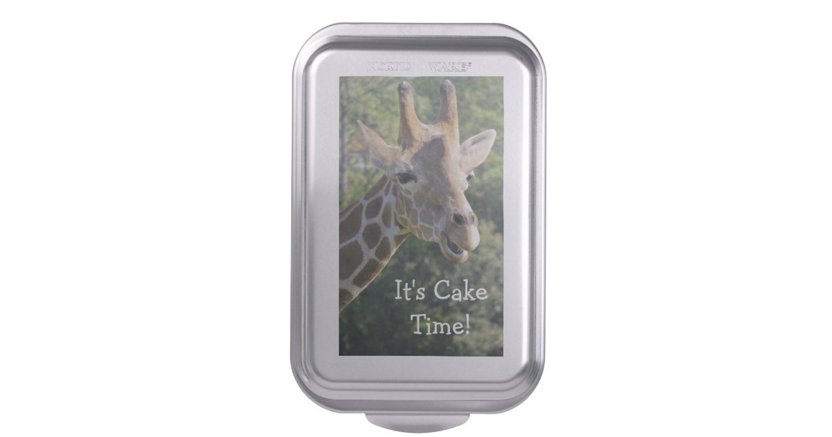 Giraffe Cake Time Cake Pan | Zazzle