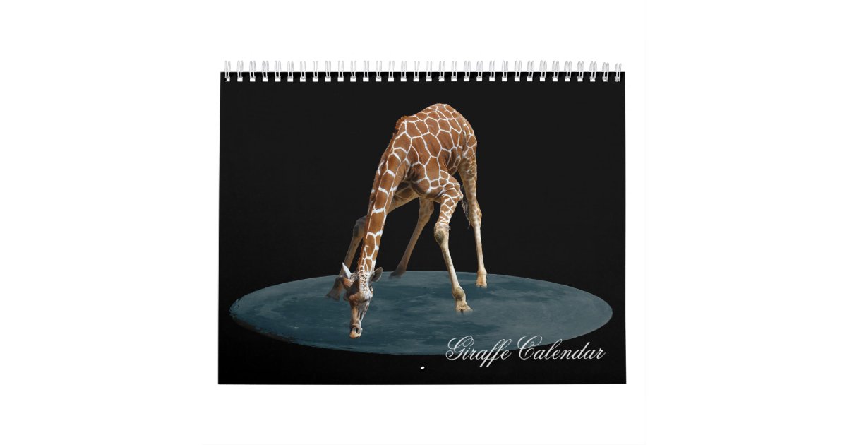 GIRAFFE CALENDAR | Zazzle