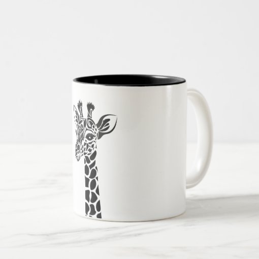Giraffe coffee mug cup cute custom made design. | Zazzle