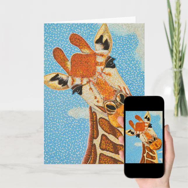Giraffe Greeting Card | Zazzle