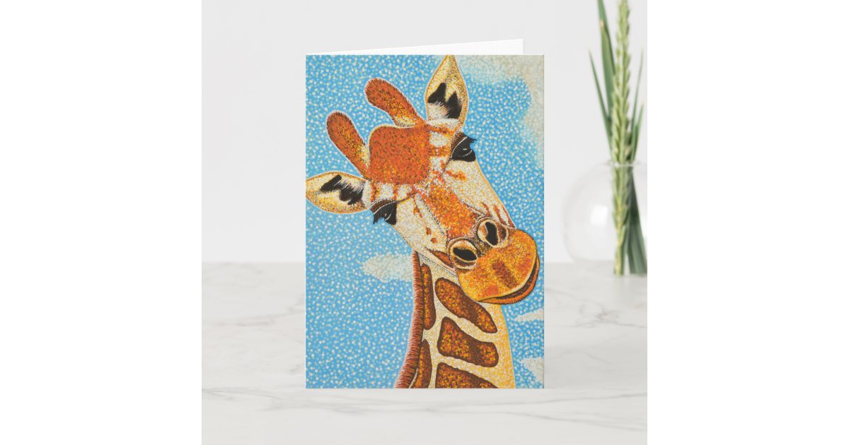 Giraffe Greeting Card | Zazzle