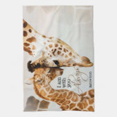 giraffe kitchen towel | Zazzle