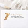 Giraffe Label | Zazzle