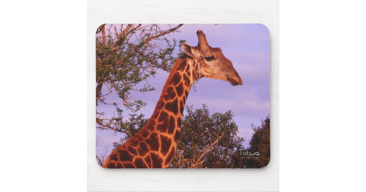 Giraffe Mousepad | Zazzle