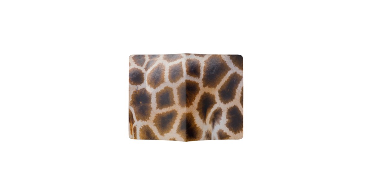 Giraffe Patches Spotted Skin Texture Template Passport Holder | Zazzle