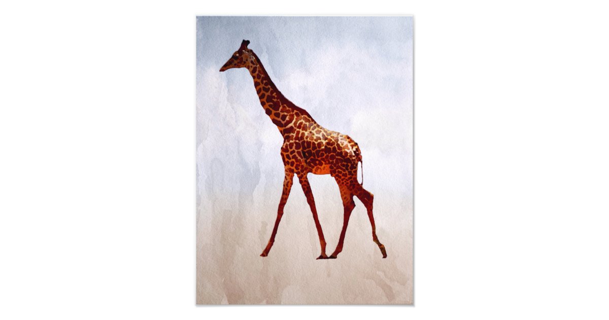 Giraffe Photo Print | Zazzle