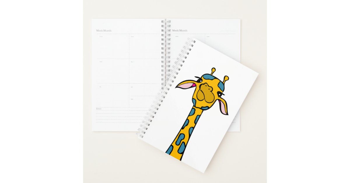 Giraffe Planner | Zazzle