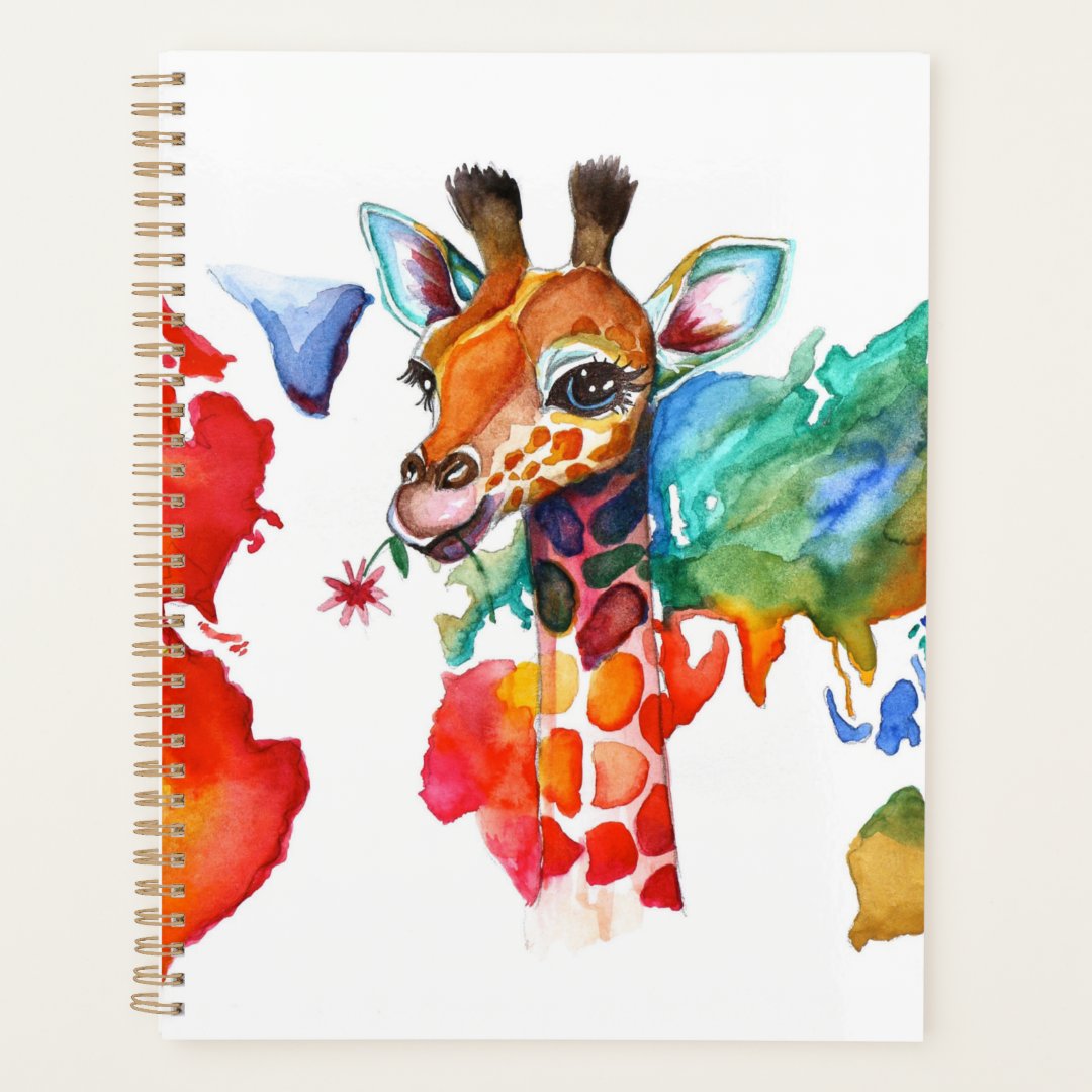 Giraffe Planner | Zazzle
