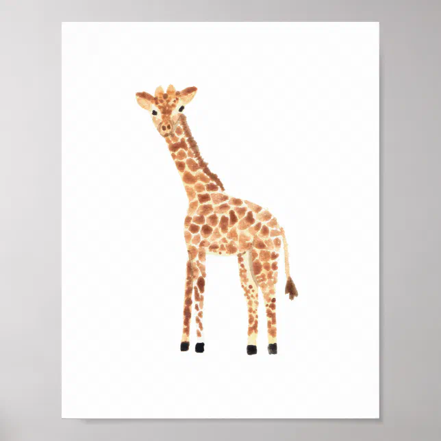 Giraffe Poster | Zazzle