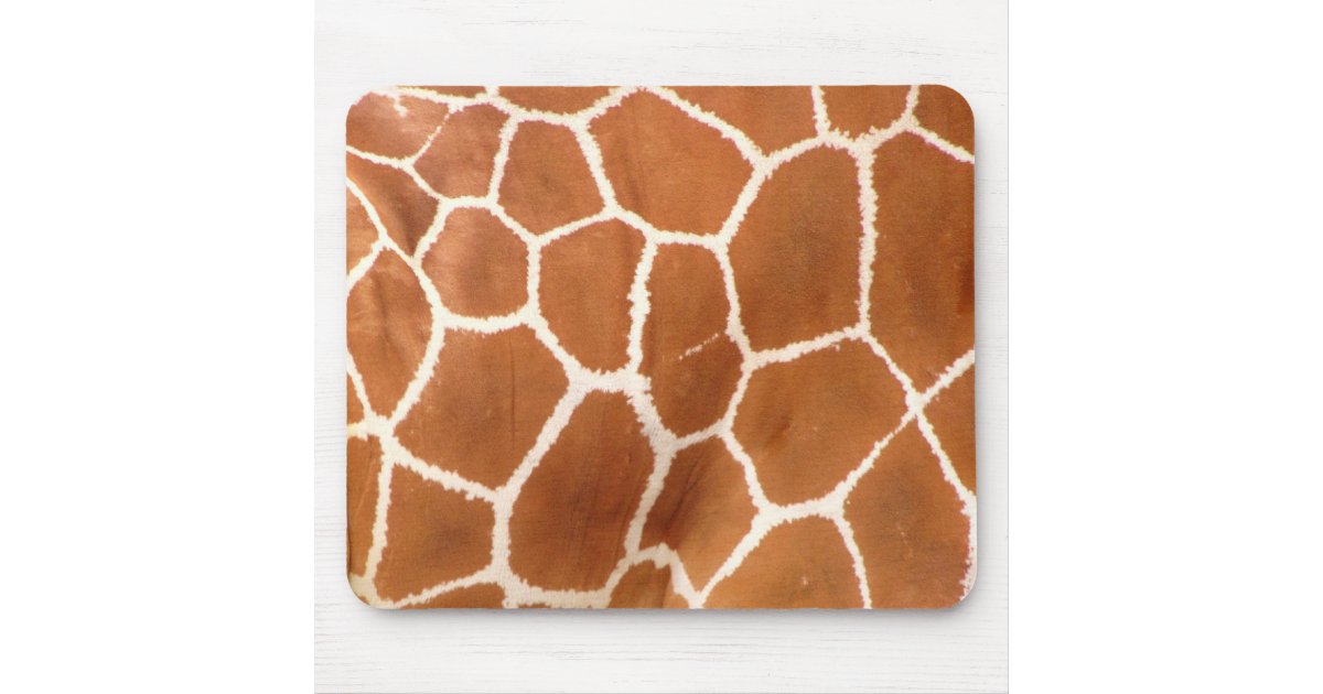 Giraffe Print Mouse Pad | Zazzle