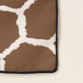 Giraffe print scarf | Zazzle