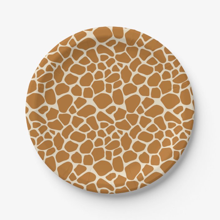 Giraffe Spots Paper Party Plates | Zazzle.com