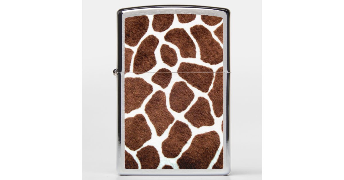 Giraffe spots zippo lighter | Zazzle