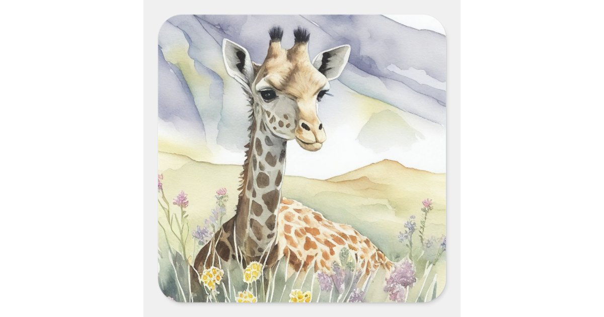 Giraffe Sticker | Zazzle