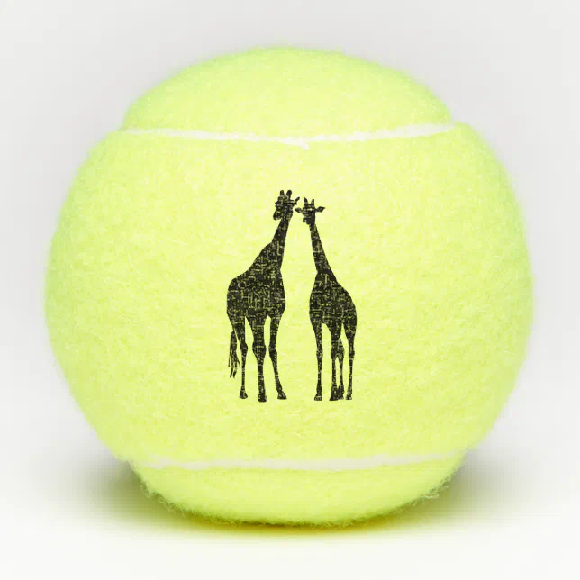 Giraffe Tennis Balls | Zazzle