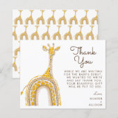 Giraffe Thank You Card | Zazzle