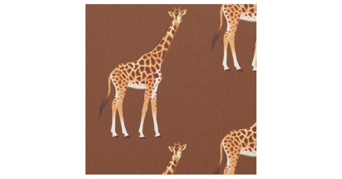 Giraffes Fabric | Zazzle.com