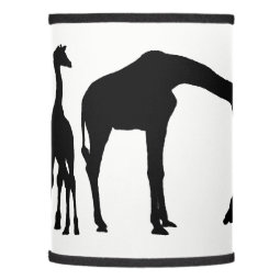 GIRAFFES IN SILHOUETTE LAMP SHADE | Zazzle