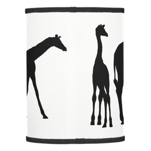 GIRAFFES IN SILHOUETTE LAMP SHADE | Zazzle