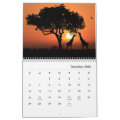 Giraffes Wall Calendar | Zazzle