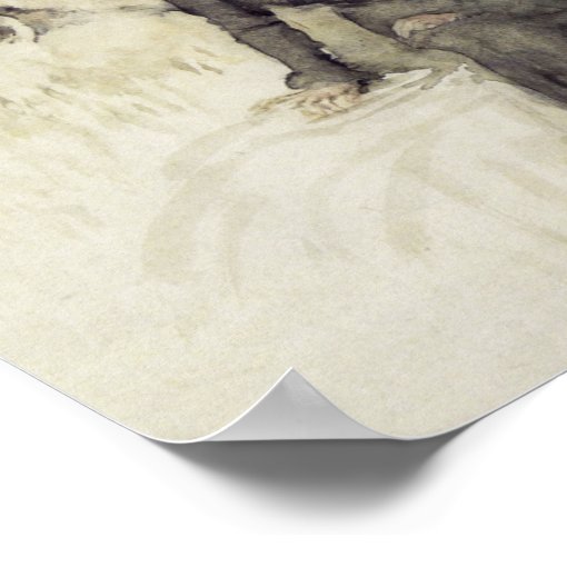Girl Beside a Stream Poster | Zazzle