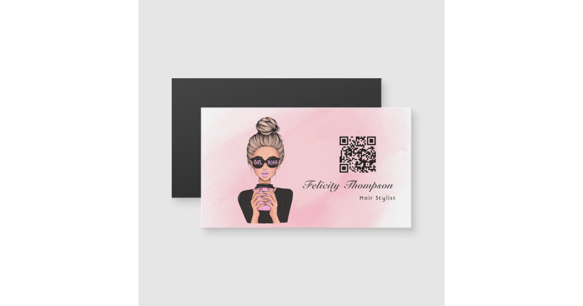 Girl Boss QR Code | Zazzle